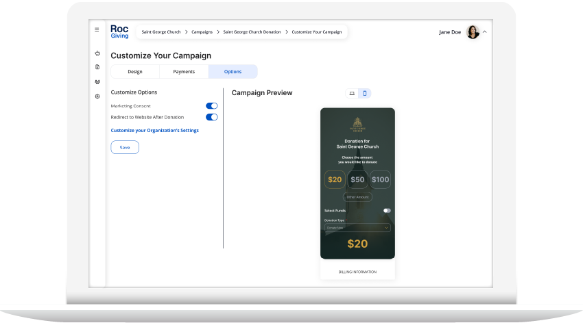 Roc Giving - Payroc | Payment Gateway | All-in-one Solution